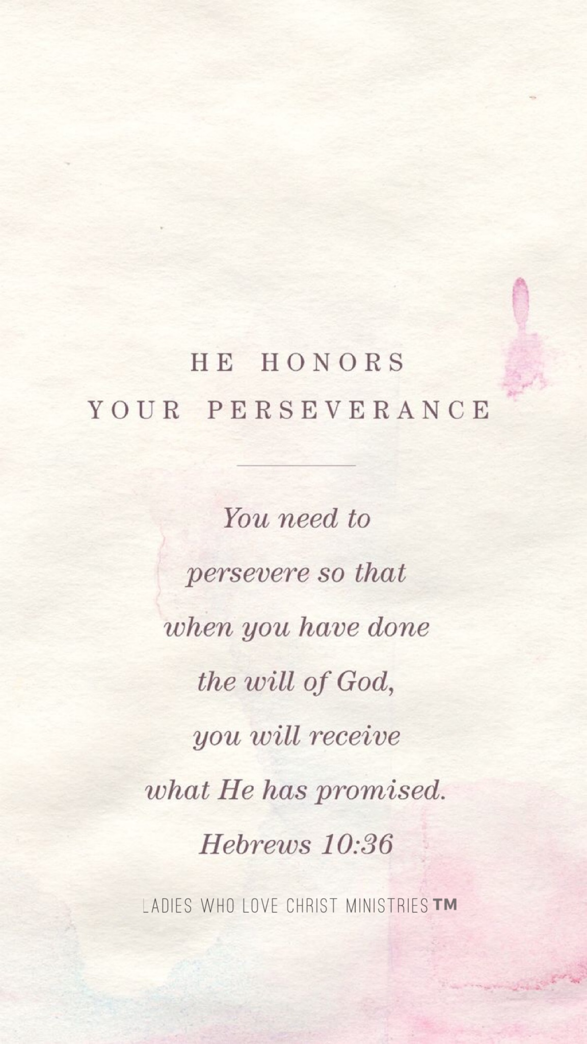 Cultivating ‘Godly’ Perseverance. – Ladies Who Love Christ